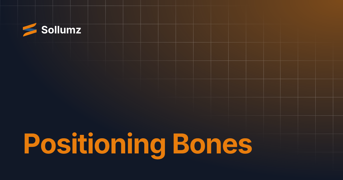 Positioning Bones | Sollumz