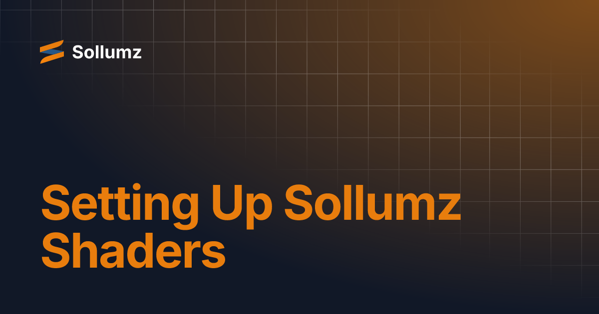 Setting Up Sollumz Shaders | Sollumz Setting Up Sollumz Shaders | Sollumz