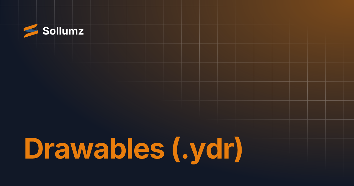 Drawables (.ydr) | Sollumz