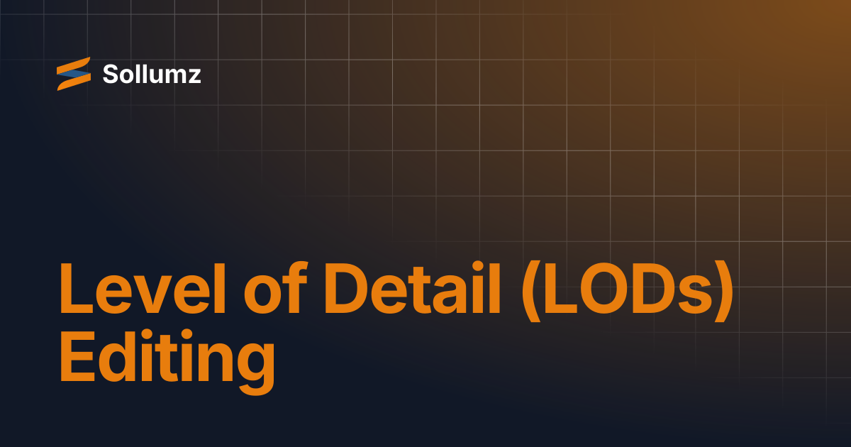 Level of Detail (LODs) Editing | Sollumz