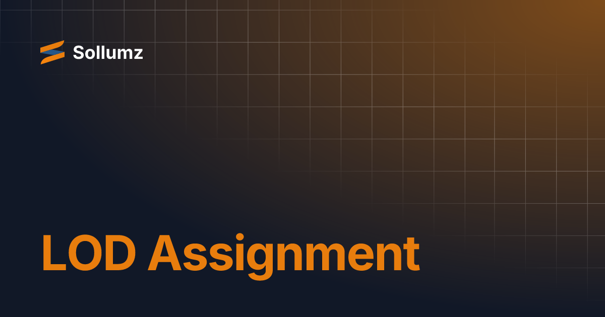 LOD Assignment | Sollumz